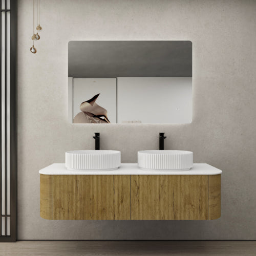 Bronte Wall Hung Fluted Vanity – Tile Gallery Aus